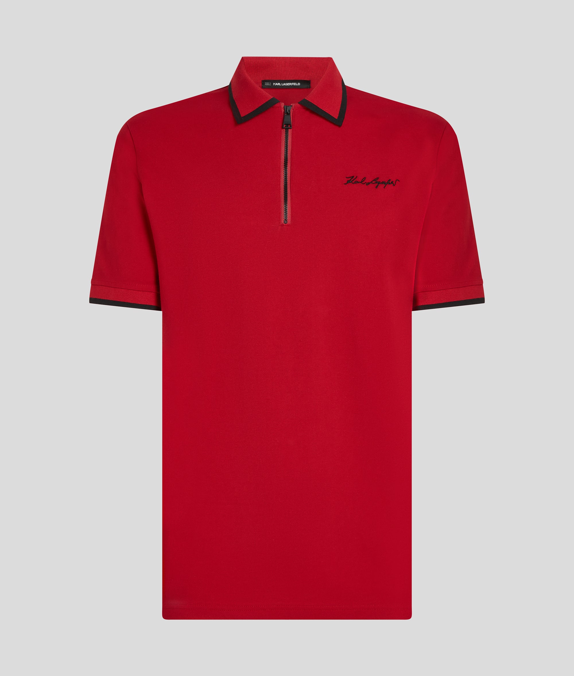 SIGNATURE EMB ZIP POLO – Archi Luxury Sdn. Bhd. 雅旗奢华集团